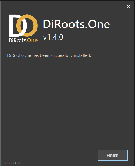 Getting Started - DiRoots.One.Releases