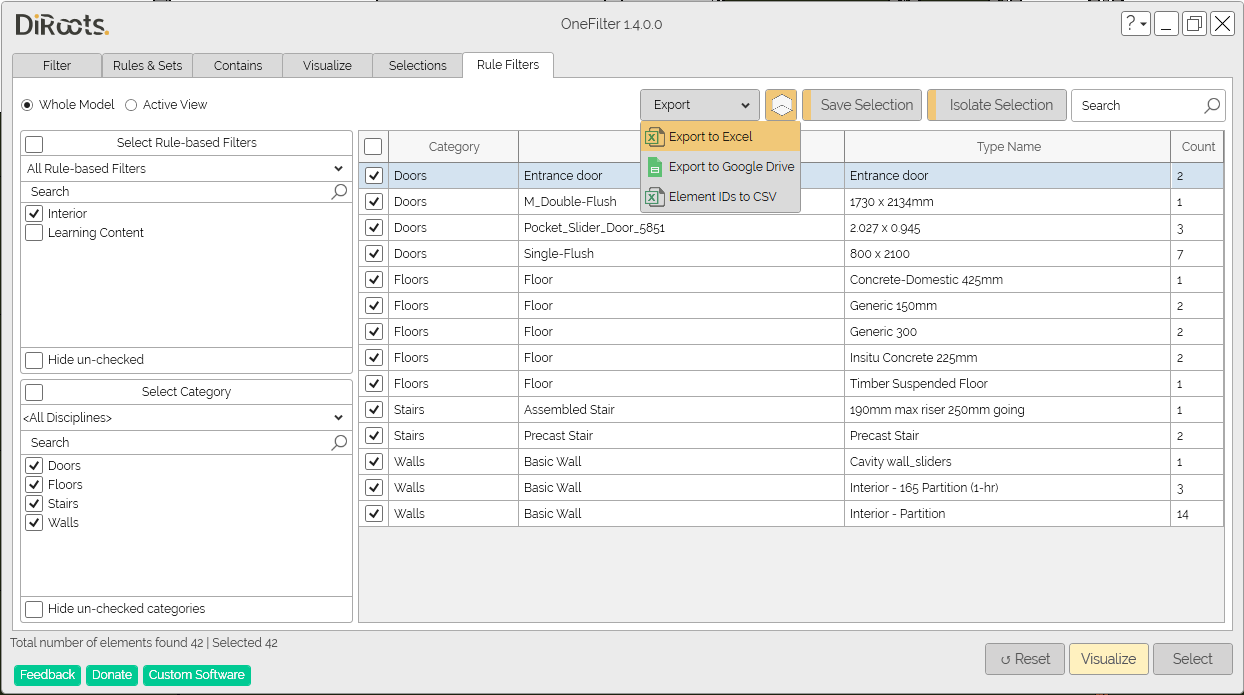 Rule Filters - DiRoots.One.Releases