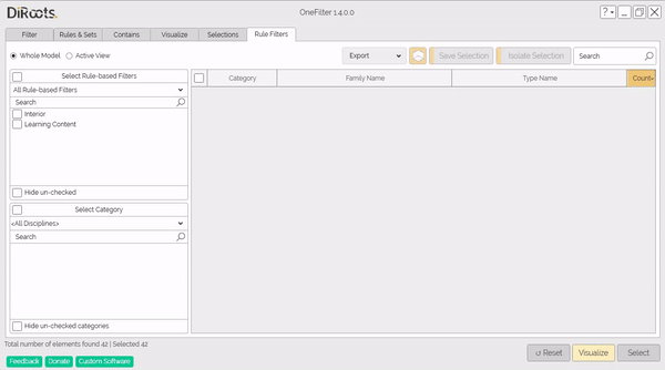 Rule Filters - DiRoots.One.Releases