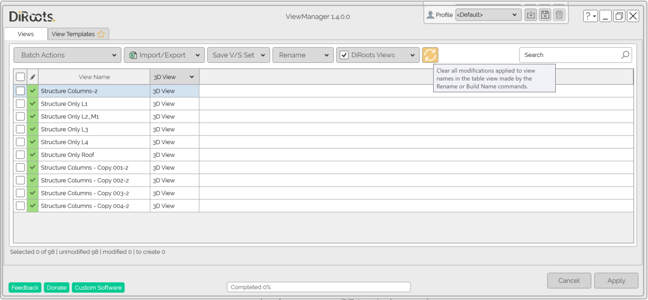 View list - DiRoots.One.Releases
