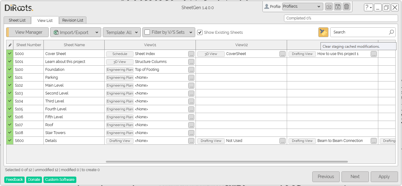 View list - DiRoots.One.Releases