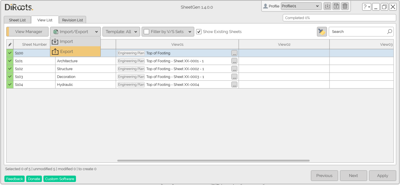 View list - DiRoots.One.Releases