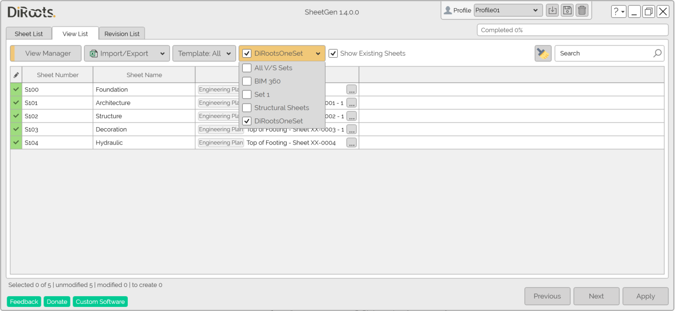 View list - DiRoots.One.Releases