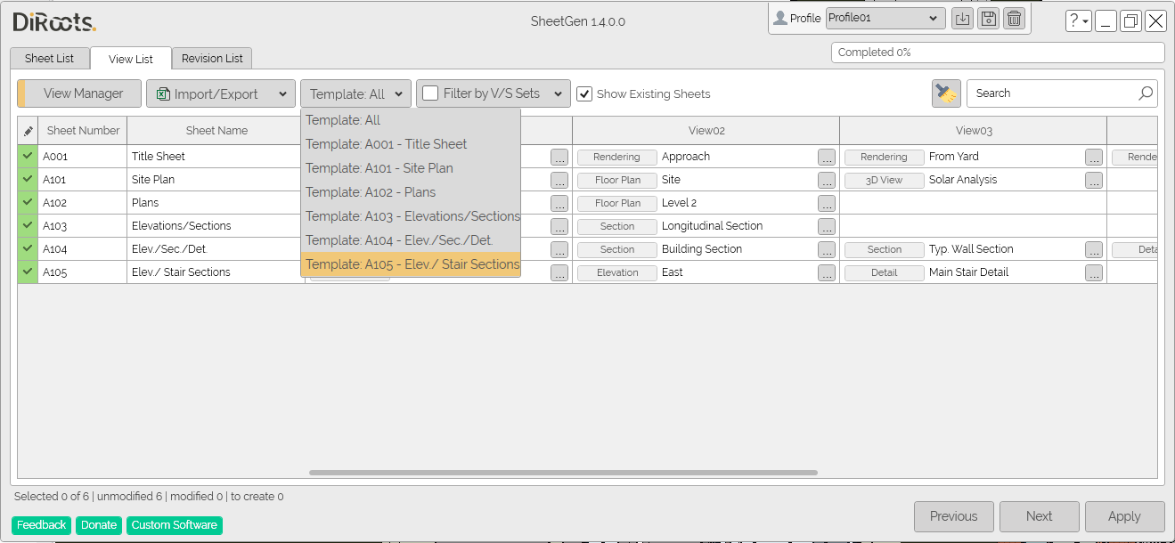 View list - DiRoots.One.Releases