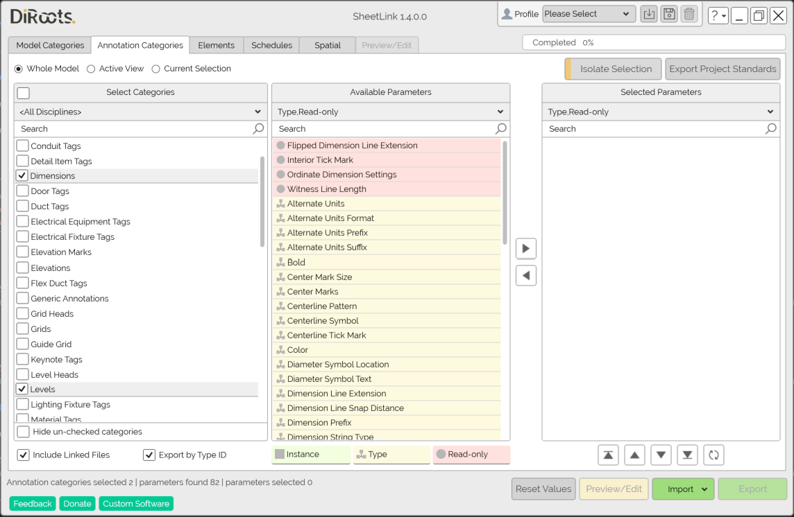 Annotation Categories - DiRoots.One.Releases