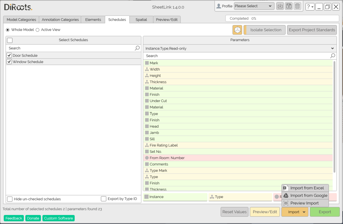 Schedules - DiRoots.One.Releases