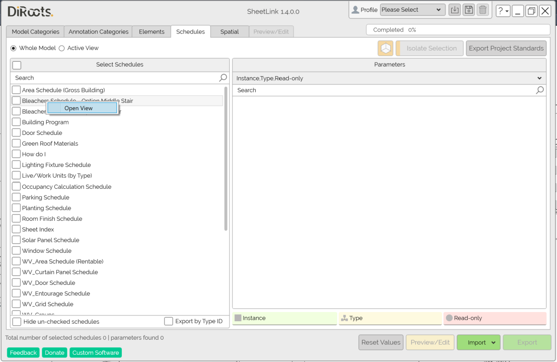 Schedules - DiRoots.One.Releases