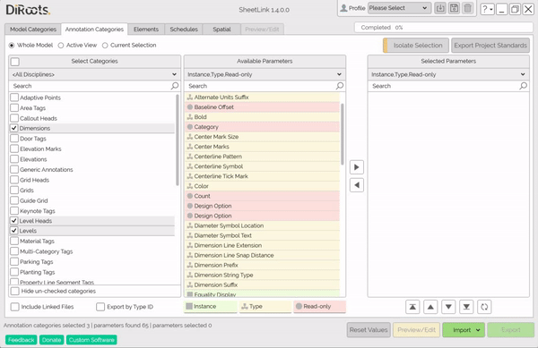 Annotation Categories - DiRoots.One.Releases