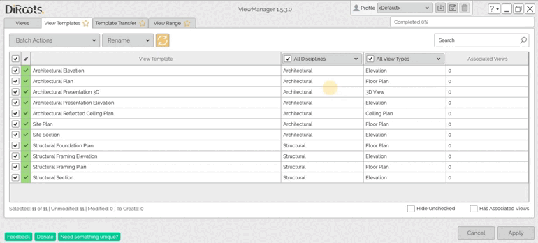 View Templates - DiRoots.One.Releases